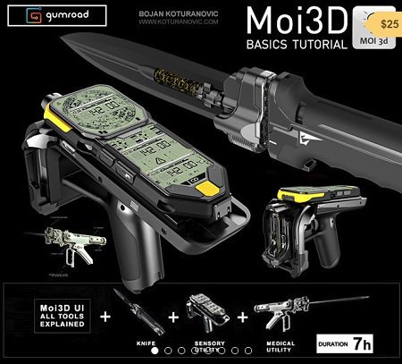 教程 Gumroad – Moi 3D Basic Tutorials by Bojan Koturanovic - 教程/中文/字幕 - CG分享网 CG教程 CG模型 设计素材 ...